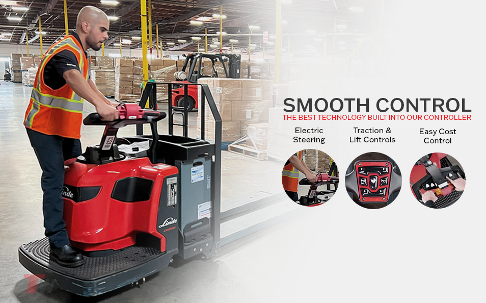 Linde 1101 Walkie Rider Truck | Total Warehouse
